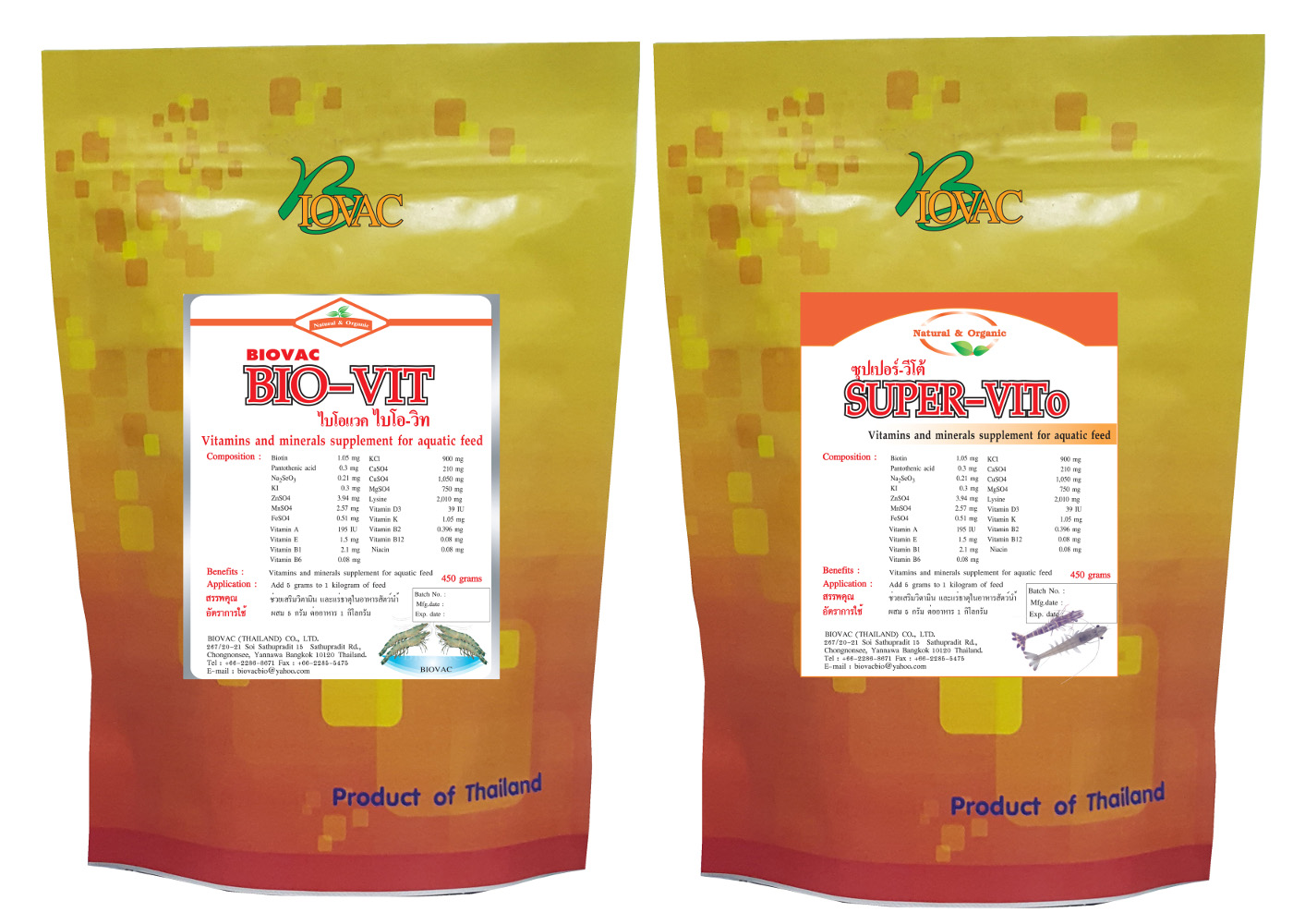 BIOVAC BIO-VIT/SUPER-VITo – BIOVAC (THAILAND) CO., LTD.