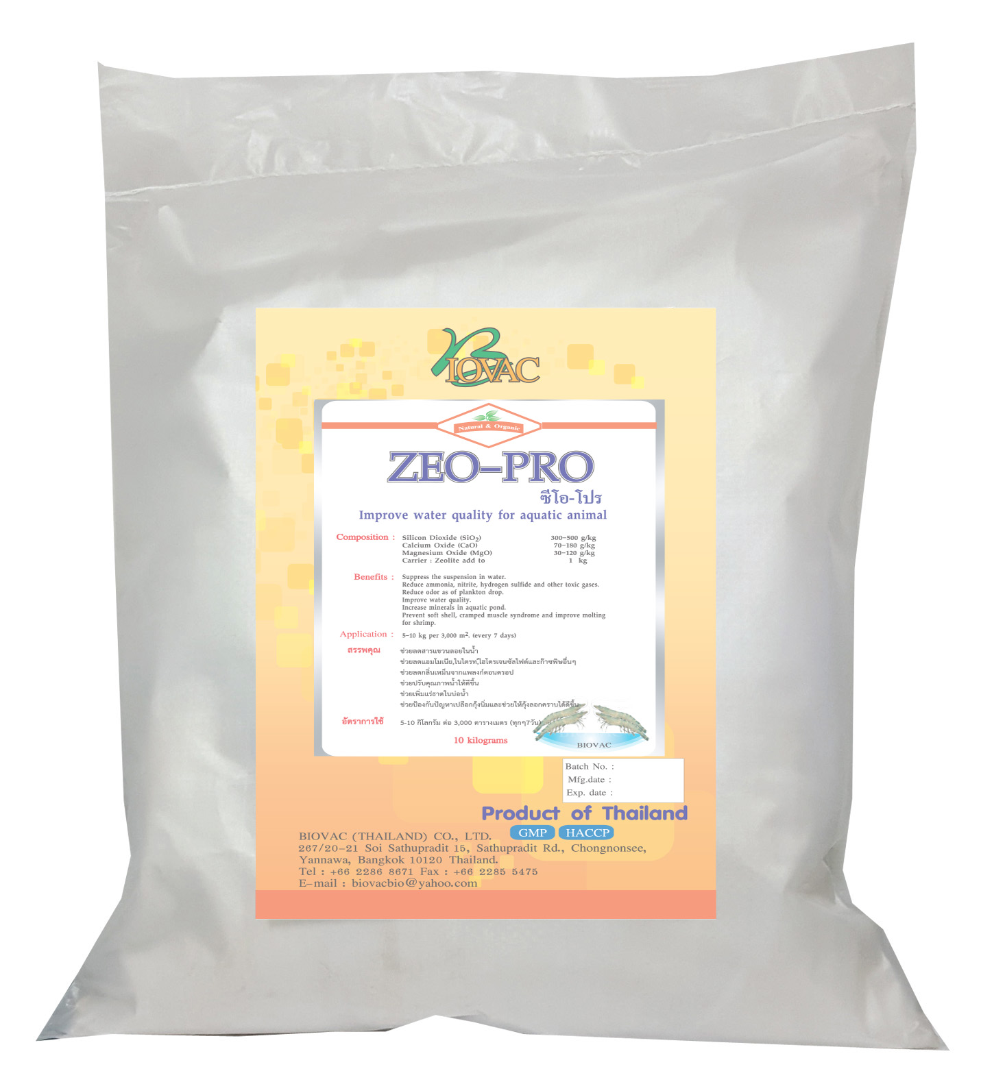 ZEO-PRO – BIOVAC (THAILAND) CO., LTD.